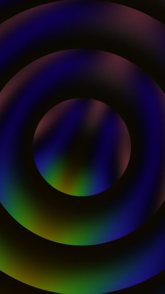 Wallpaper circles, abstract, dark, overflow