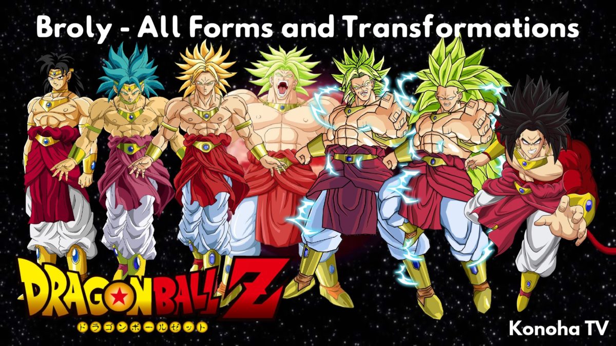 Broly – All Forms and Transformations Dragon Ball Z – Dragon Ball ...