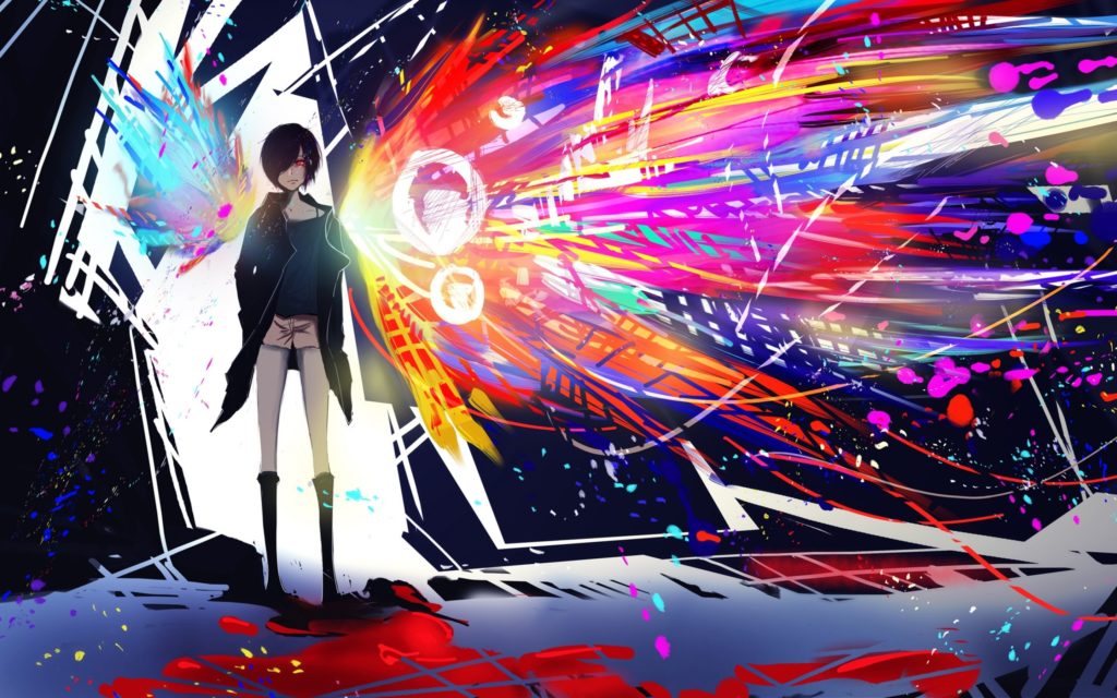 Kirishima Touka, Tokyo Ghoul, Red Eyes