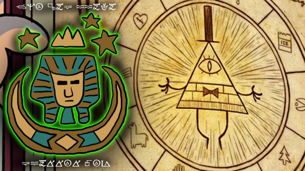 BILL CIPHERS WHEEL Gravity Falls The Royal Order of the Holy Mackerel ...