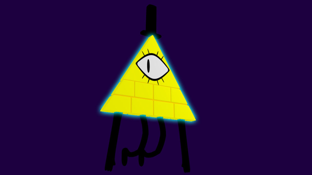Bill Cipher Blender model