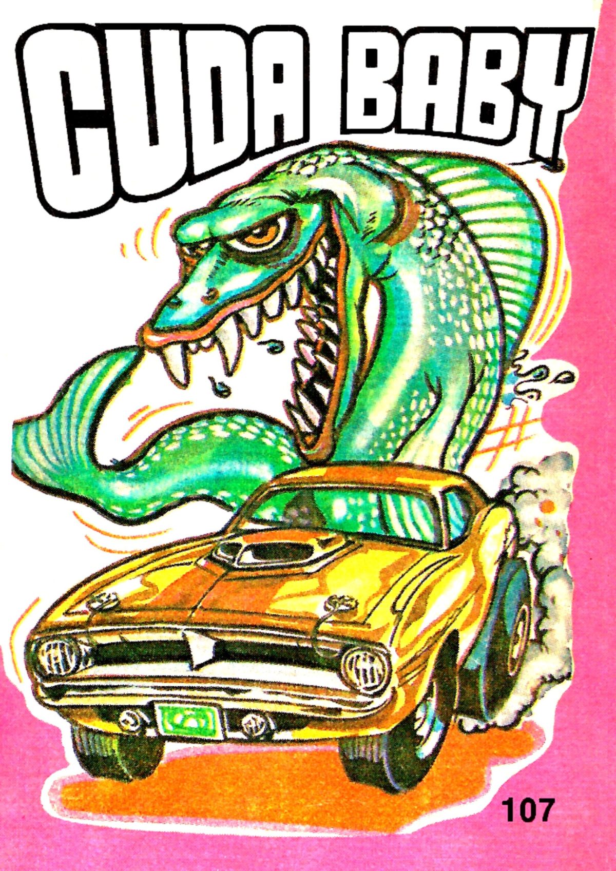 Odd Rods Odder Odd Rods , Jan 1970 Trading Card by Donruss