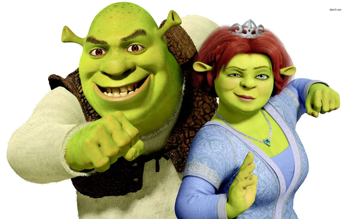 Shrek and Princess Fiona wallpaper – Cartoon wallpapers