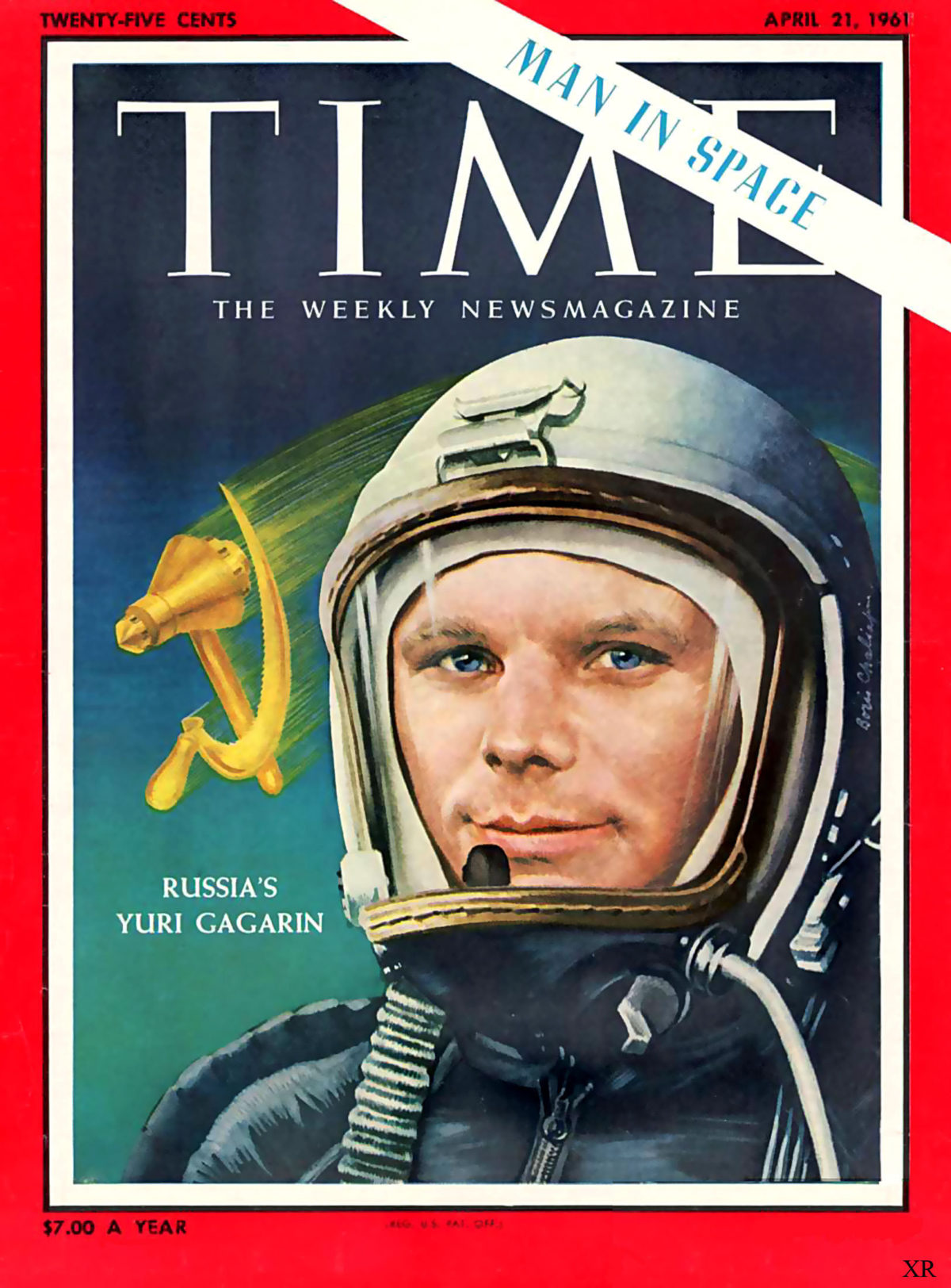 Russias Yuri Gagarin, Time Magazine, April 21, 1961