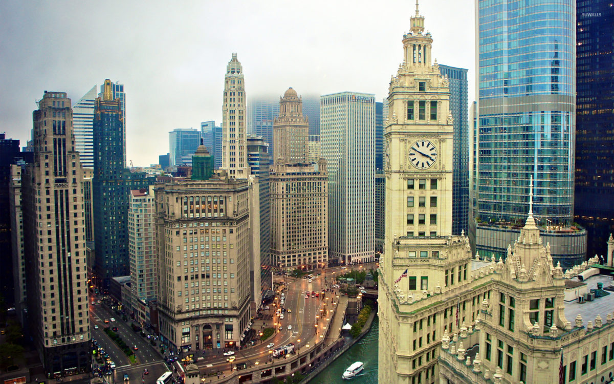 Wrigley building chicago wallpaper