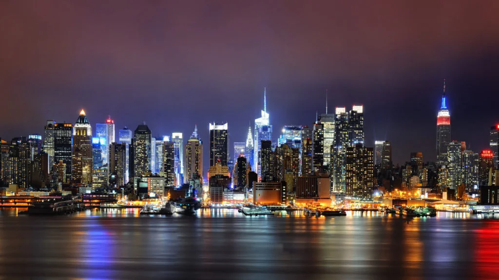 HD High Resolution New York Skyline Desktop Wallpaper Full Size