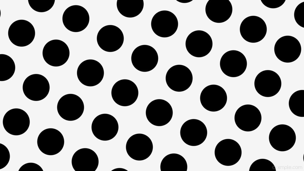 Wallpaper white dots polka black spots white smoke #f5f5f5 150 170px 251px
