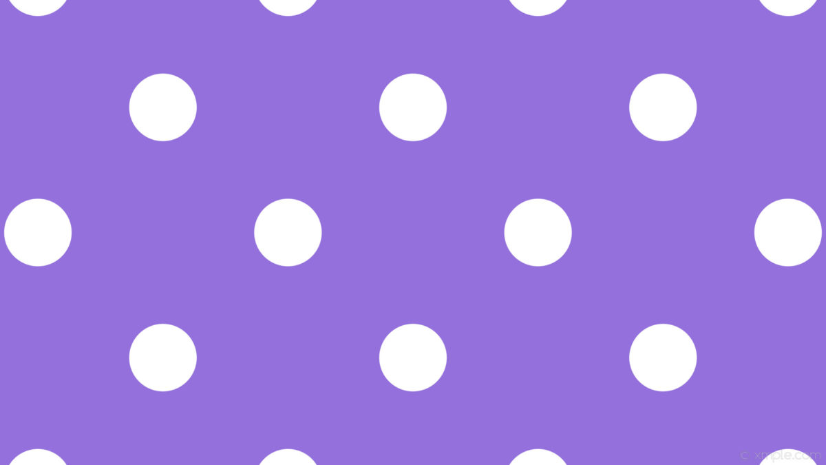 Wallpaper purple white dots polka spots medium purple db #ffffff 45 ...