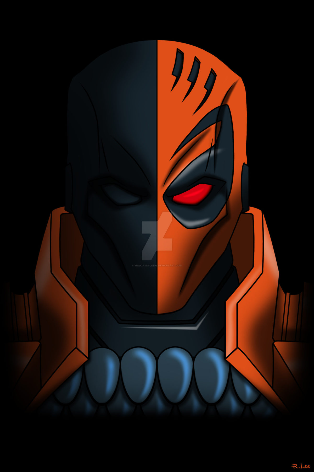 Deathstroke mask wallpaper by KalEl7 on deviantART Slade Wilson Free ...