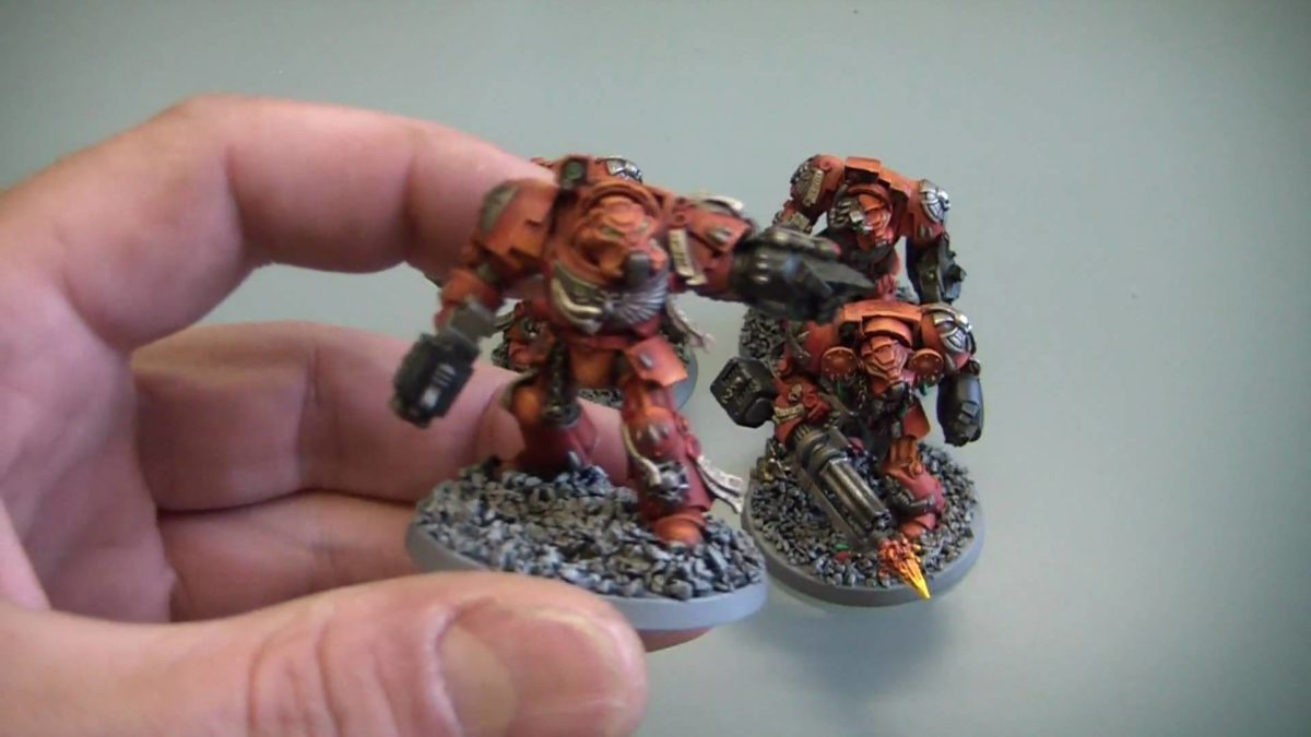 Warhammer 40K Black Rage # 18 Blood Angels Terminators W.I.P