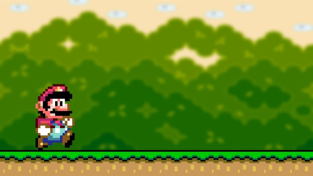 Super Mario 16 bit Wallpaper