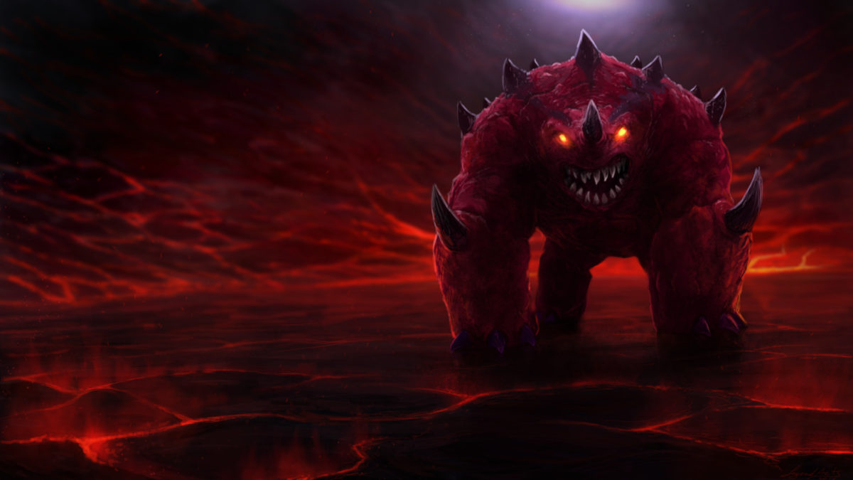 Old School RuneScape Jad boss by RS LegendArts
