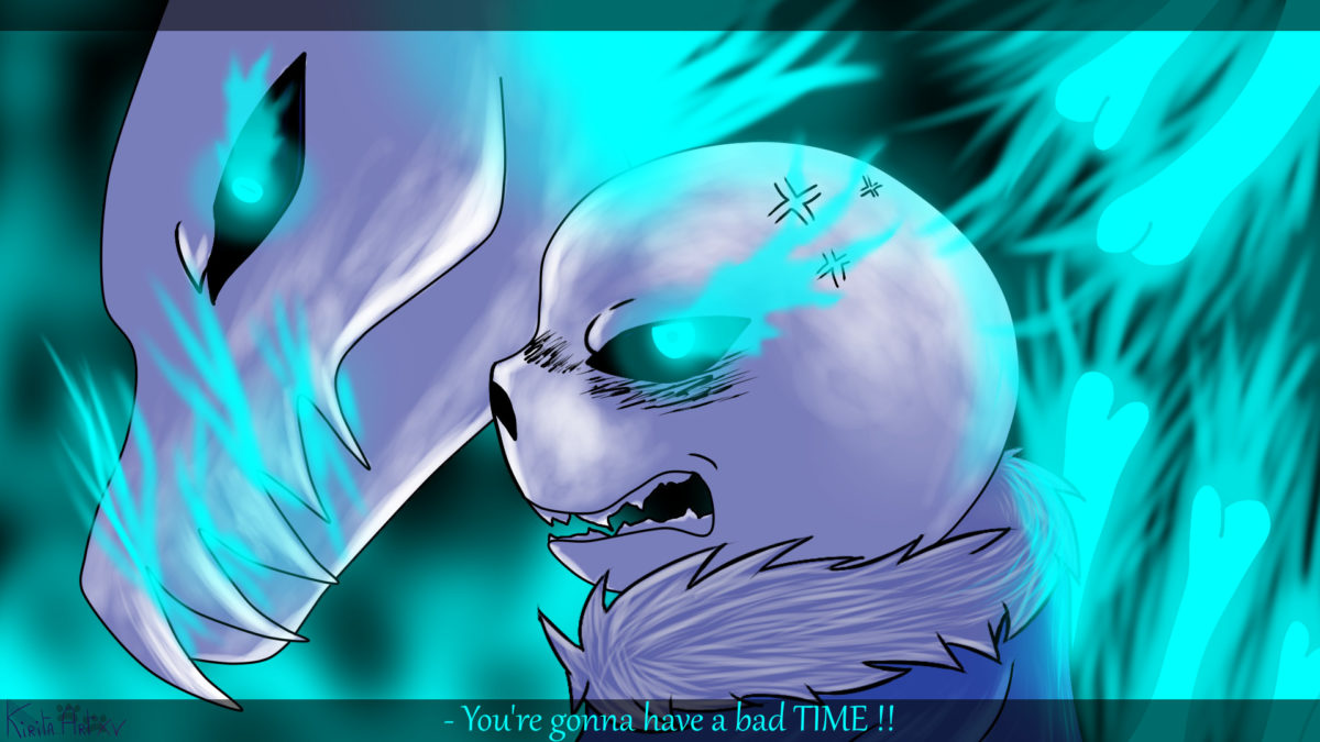 Undertale Sans Angry by KiritaArtXV Undertale Sans Angry by KiritaArtXV