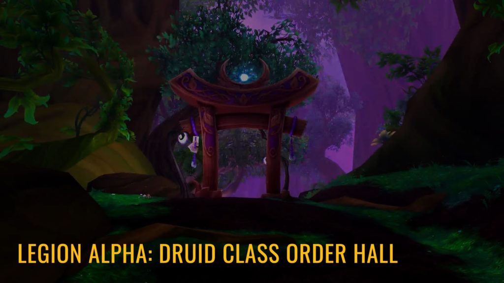 Legion Druid Class Order Hall The Dreamgrove World of Warcraft