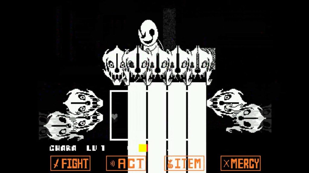 Undertale – Pacifist Sans and WD Gaster fight fanmade game