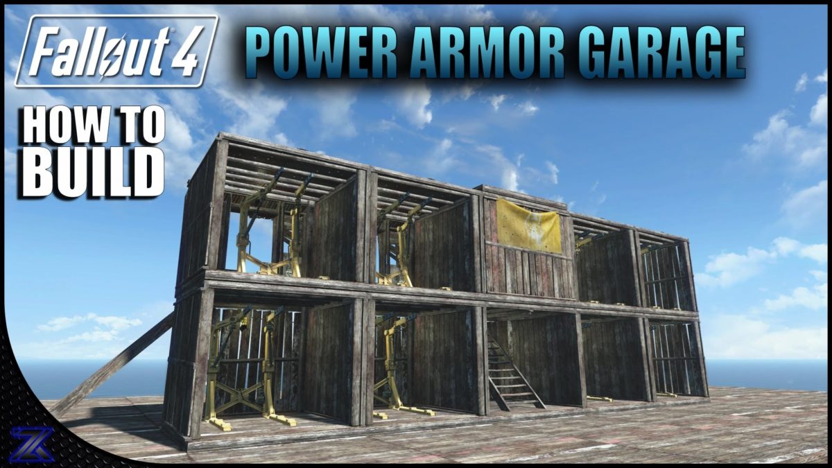 Fallout 4 – How to Build a Power Armor Garage Settlement Building Ideas ...