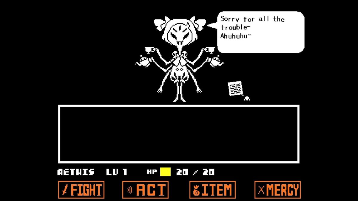 Undertale – Muffet battle
