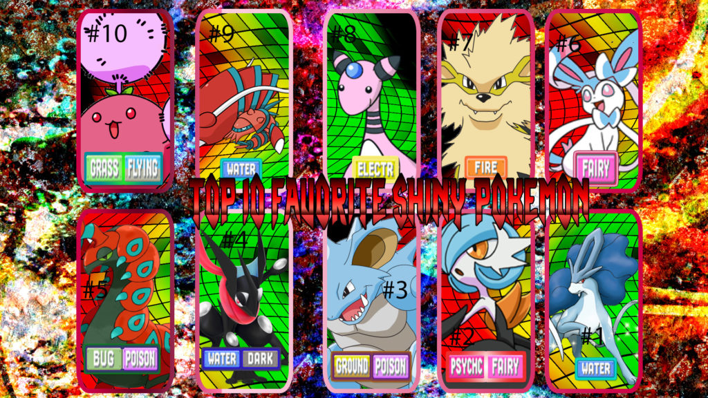 Top 10 Favorite Shiny Pokemon Remade by Randompeak