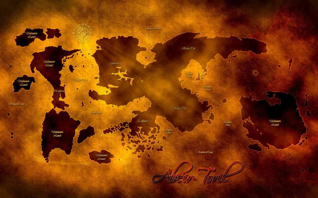 The Map of the Planet Abeir Toril Wallpaper Faern Pinterest Forgotten ...