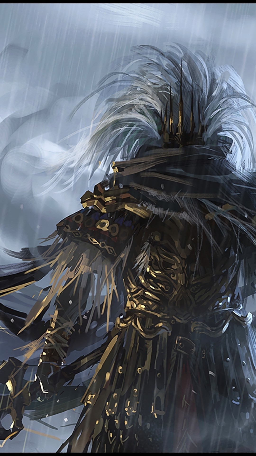 Dark Souls 3 Nameless King Boss Spear Painting Artwork Dark Souls 3 Nameless King Boss Spear Painting Artwork
