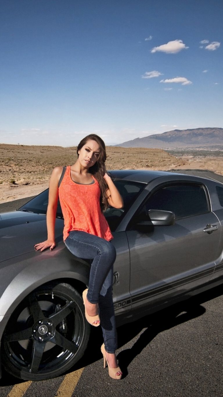 68+ Ford Mustang Wallpaper with Girls