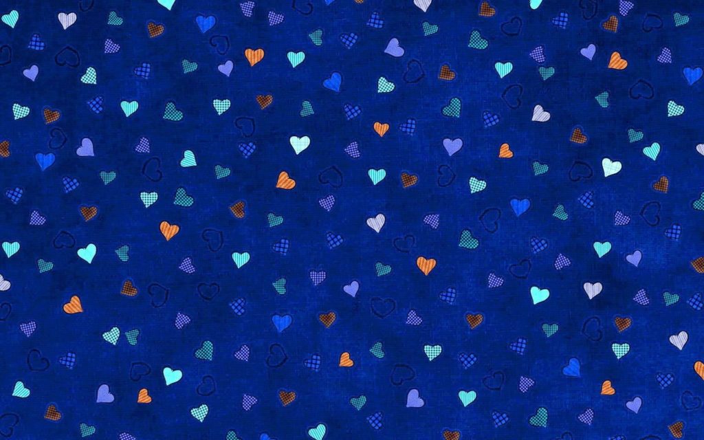 130+ Blue Hearts Background