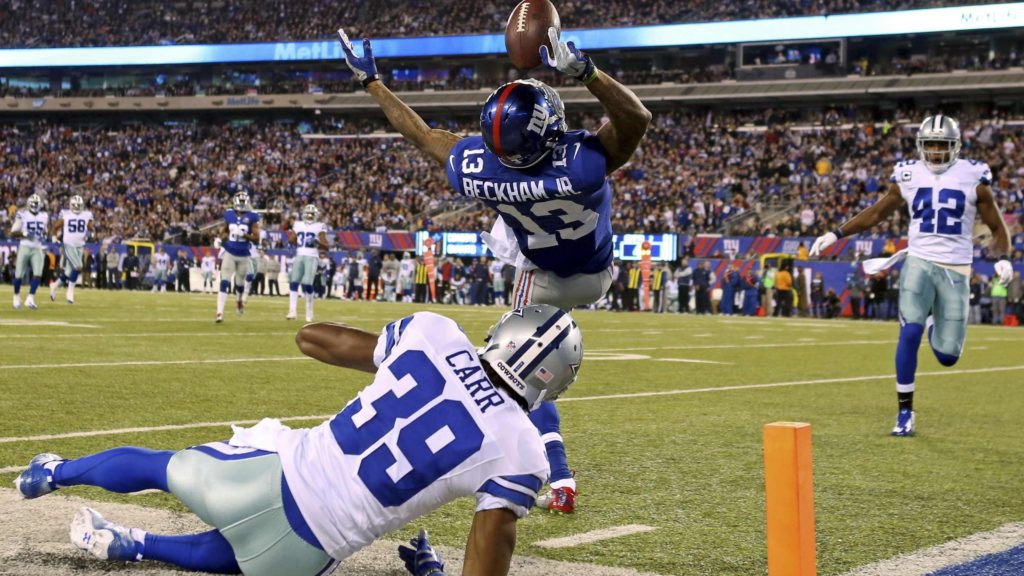 NFL Odell Beckham Jr.s one handed catch among several in