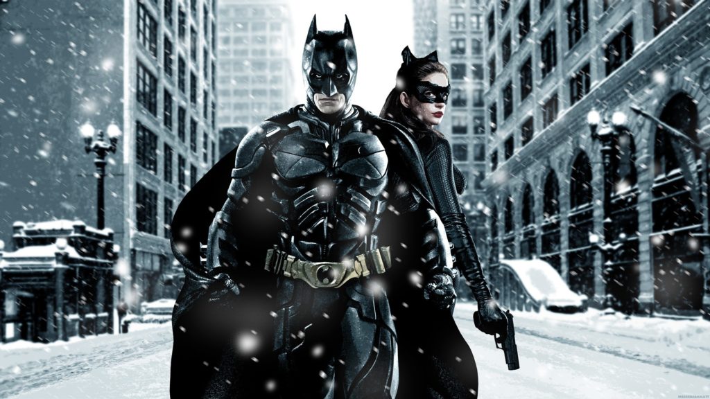 Batman snow Catwoman Gotham City Batman The Dark Knight Rises ...