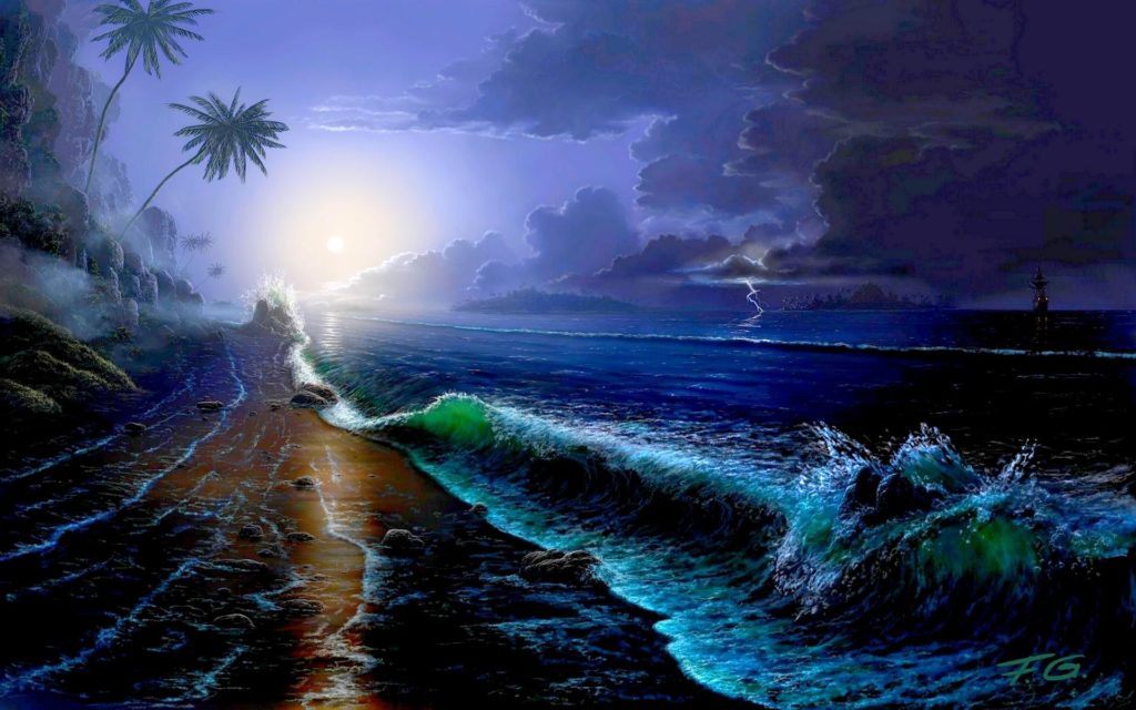 33+ Stormy Beach