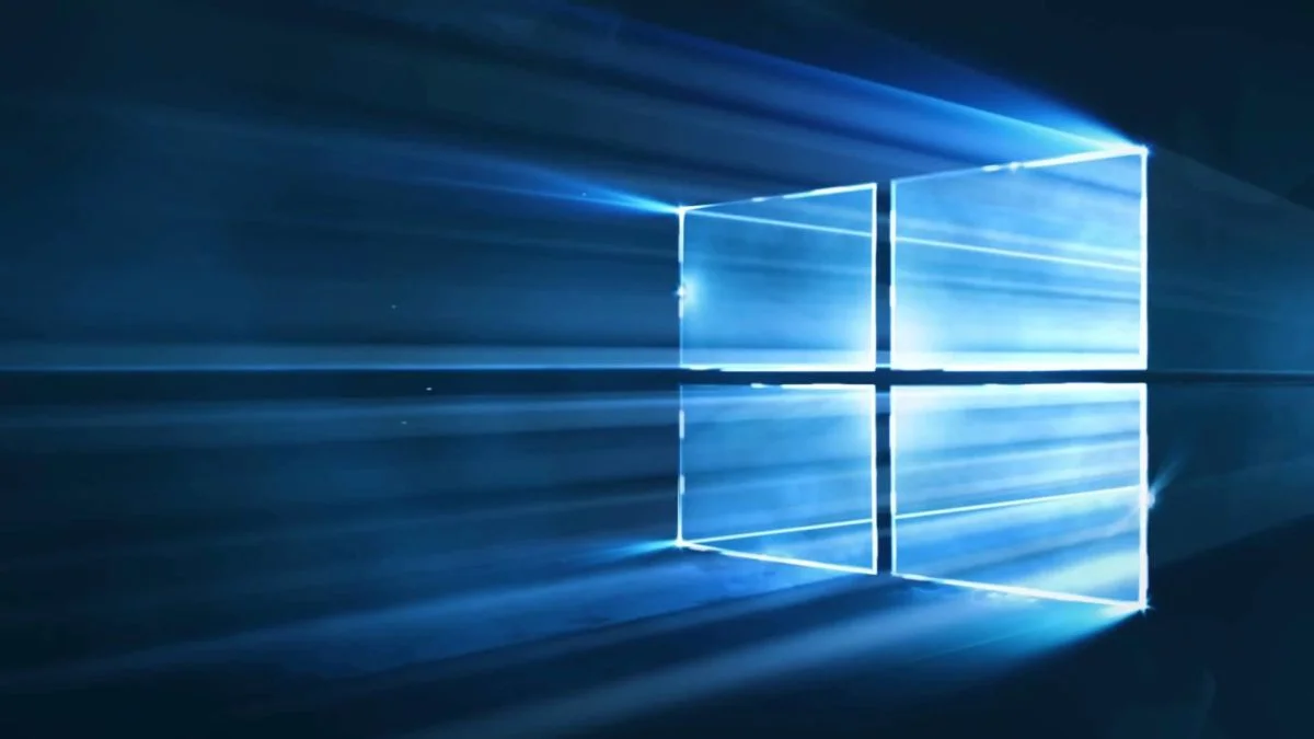 Windows 10 Hero logo animated loop