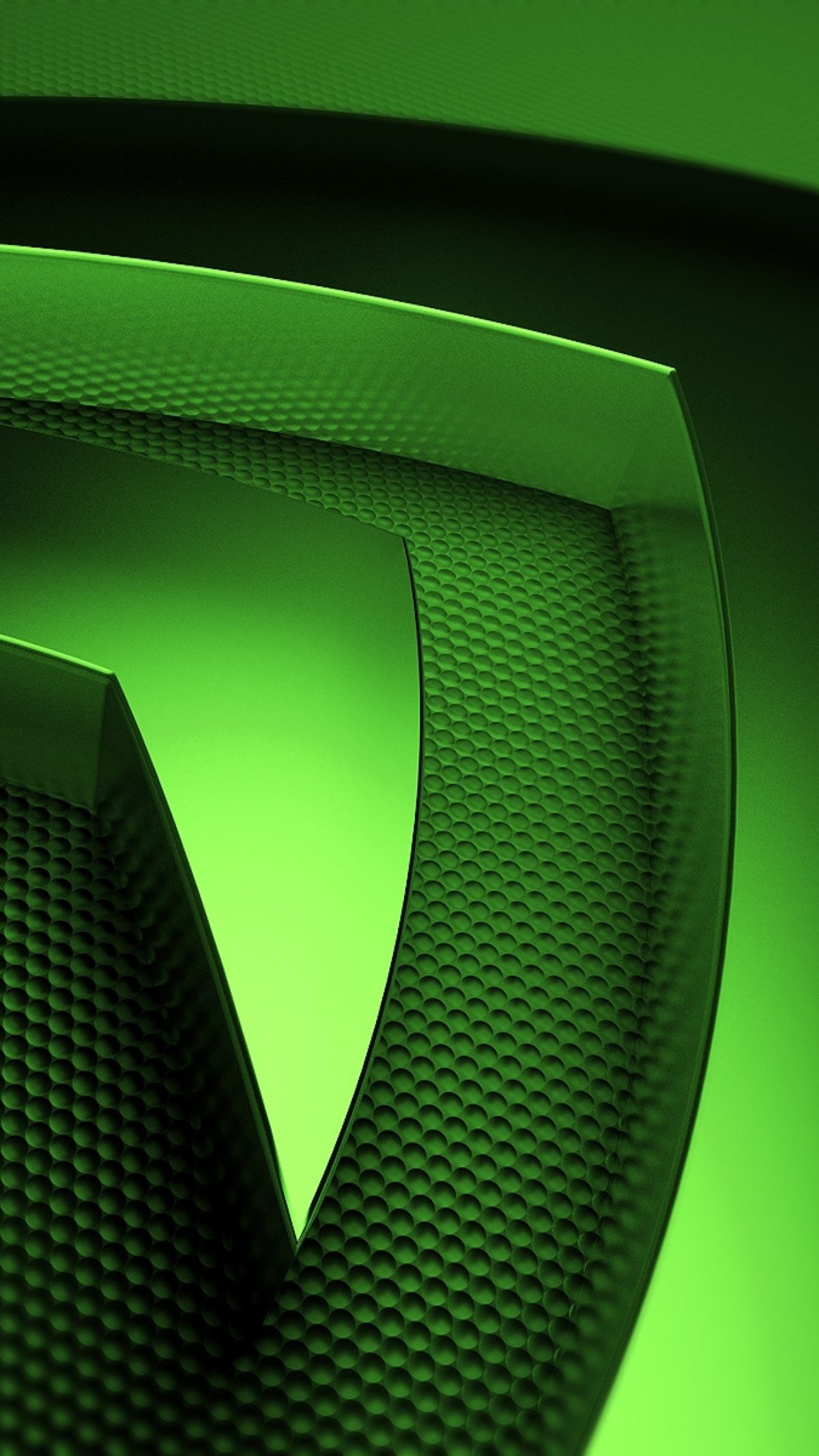 Wallpaper nvidia, green, symbol