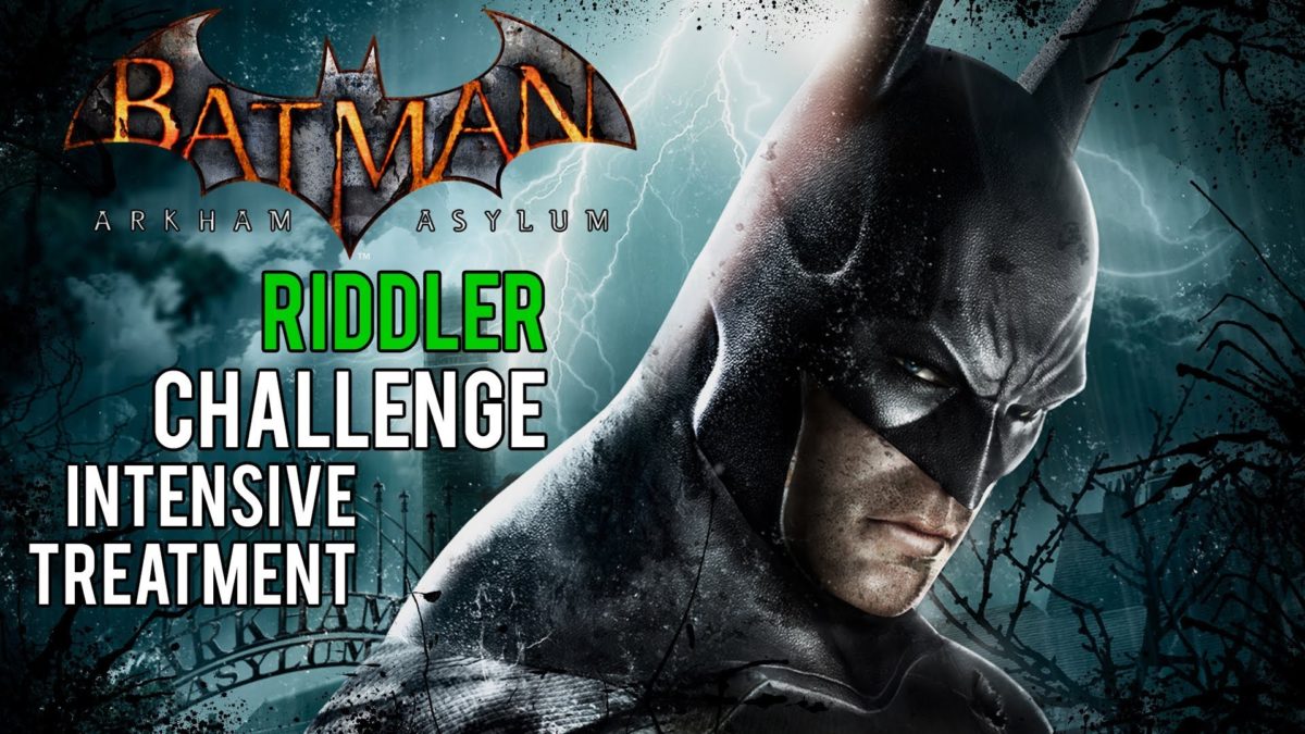 Batman Arkham Asylum – Intensive Treatment Riddler Challenge Trophies ...