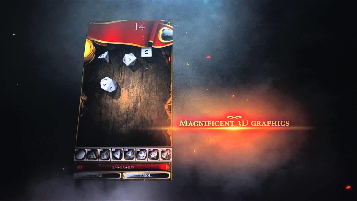 D Dice – simple dice roller for board RPG DnD games d4 – d100 and coin