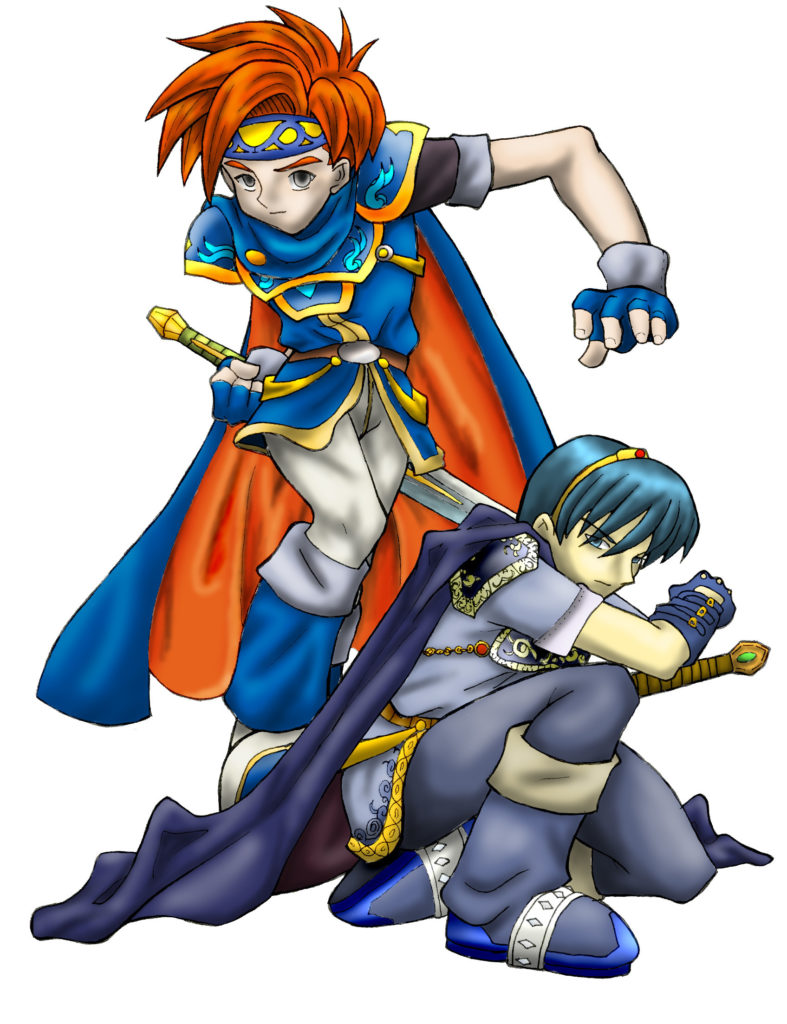 Marth and Roy by SerebrineyDrakon Marth and Roy by SerebrineyDrakon