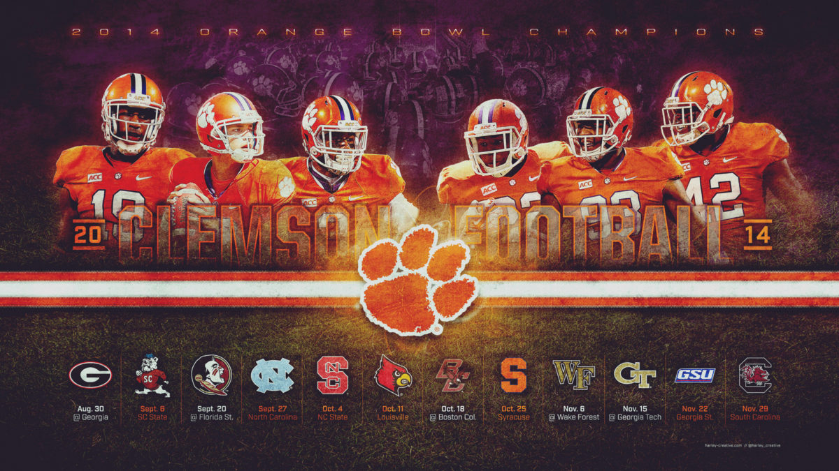 55+ Clemson Wallpaper and Screensavers