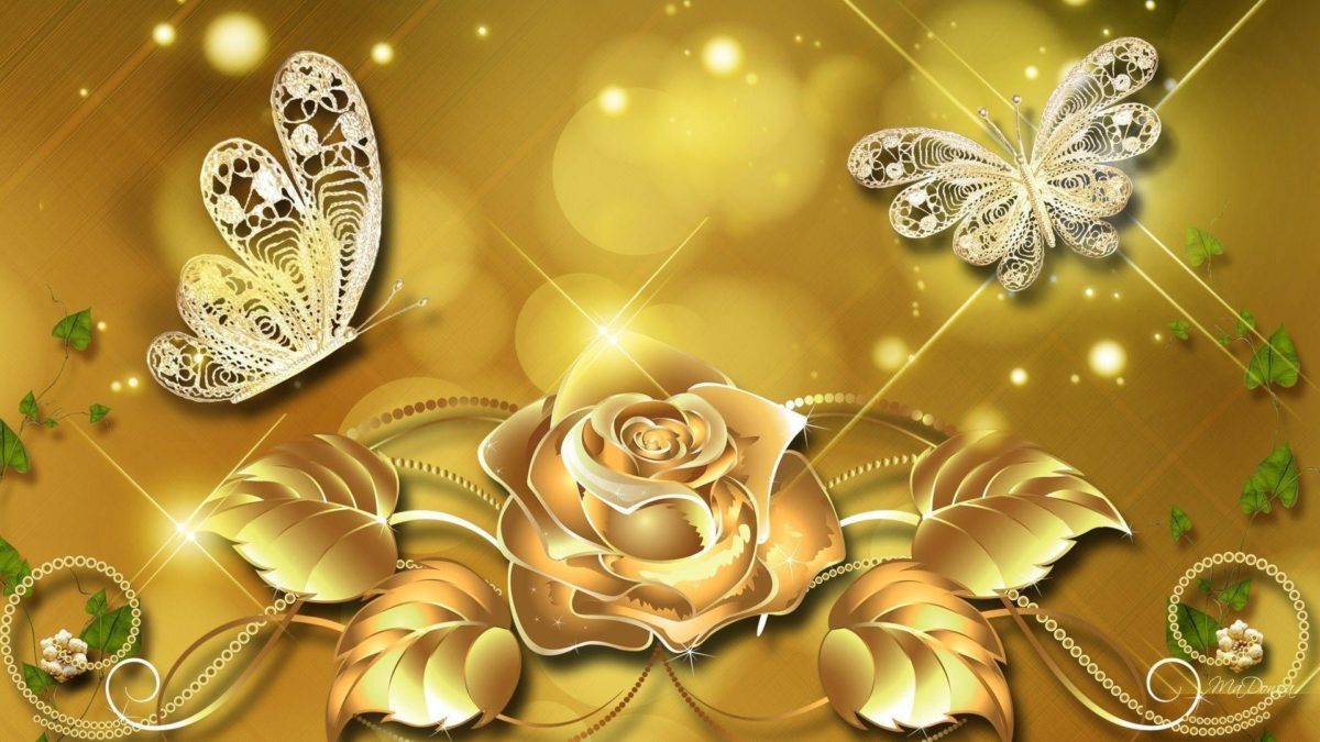 55+ Golden Wallpaper HD