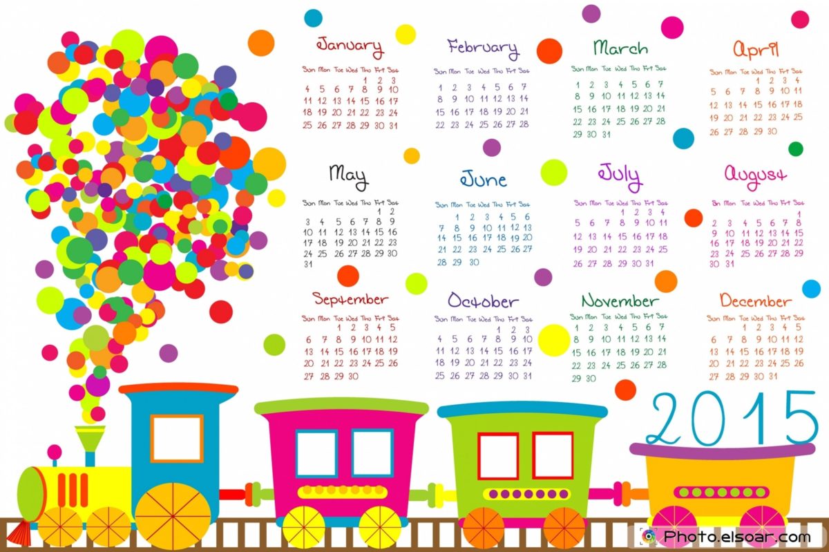Cute Monthly Calendar Wallpaper