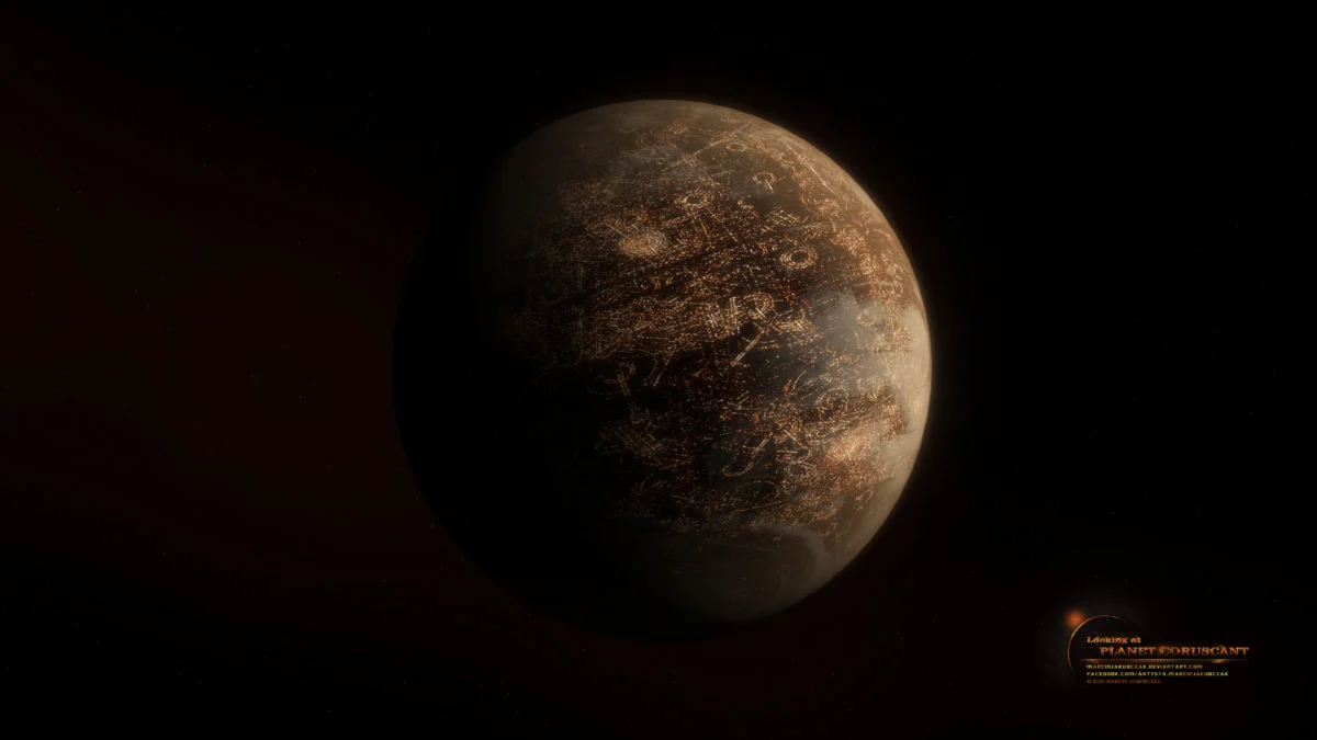 Coruscant Planet Texture