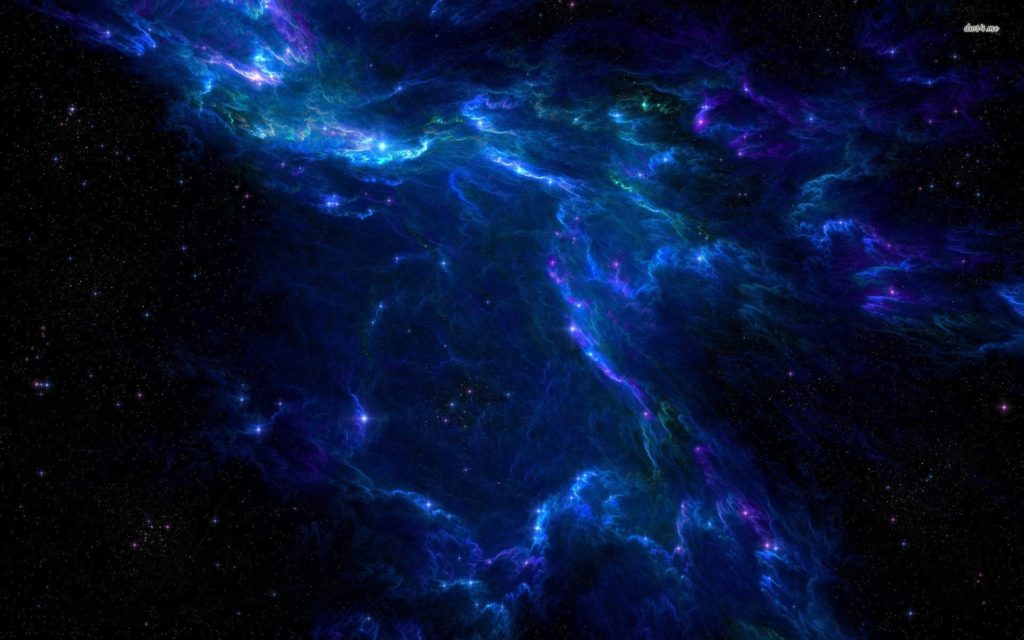69+ Blue Space Wallpaper HD