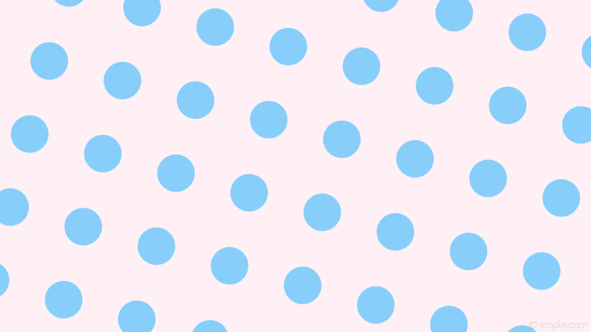 Wallpaper white spots blue polka dots lavender blush light sky blue # ...