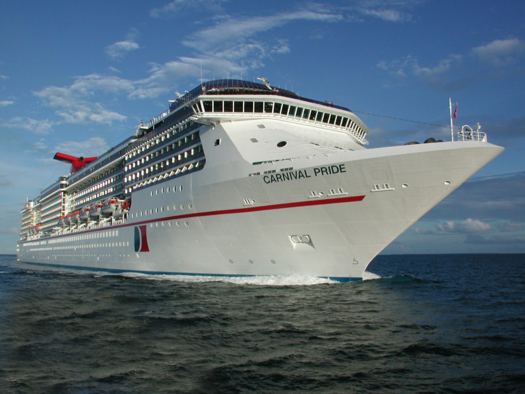 2017 first carnival cruise ship built