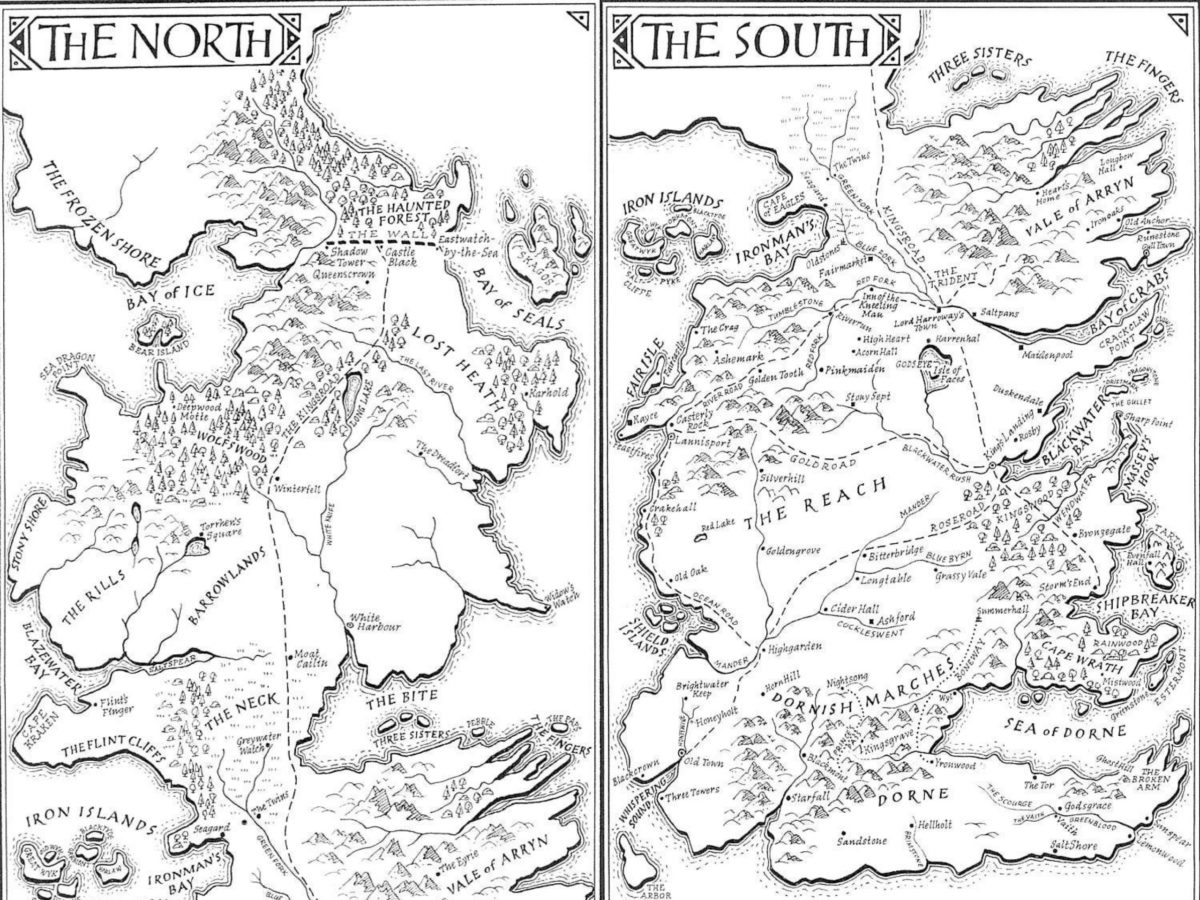 76+ Westeros Map